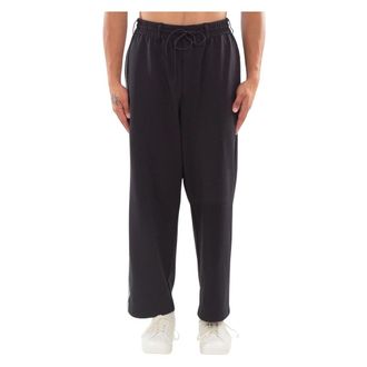 Yohji Yamamoto Schwarze lockere Trackpants mit 3 Streifen - - Trousers - Herren - Schwarzk - M