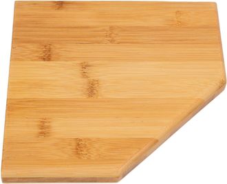 Aboofan Eckregal aus Robustem Bambus Dreieckiges Wandregal zur Wandmontage Praktisches Schwebendes Wandregal f&uuml;r Badezimmer und K&uuml;che Platzsparender Organizer