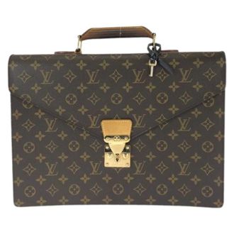 Louis Vuitton Pre-owned Serviette Conseiller Monogram Briefcase - Homme - Pre-owned - Brun - Taille: ONE Size