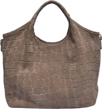 Anna Luchini Beige Rindsledertasche