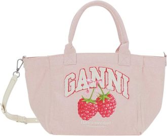 Ganni Femme, Sacs, Rose, Taille: ONE Size Small Easy Shopper