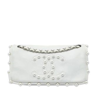 Chanel Pre-owned Pearl Obsession Flap - Femme - Pre-owned - Blanc - Taille: ONE Size