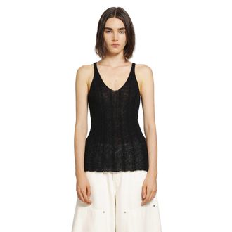 Haikure Lois Semi-Sheer Tank Top
