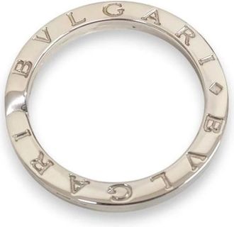 Bulgari unisex, Pre-owned, Gris, Taille: ONE Size Porte-cl&eacute;s argent&eacute; Pre-owned