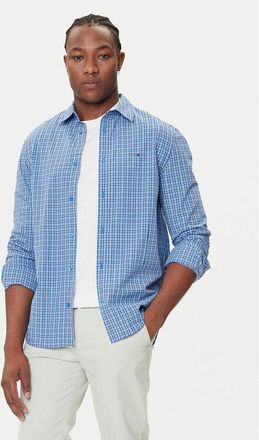 Tommy Jeans Hemd Essential DM0DM21693 Blau Regular Fit