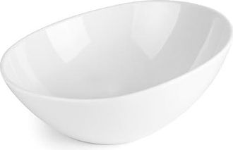 Lacor 63290 - Schüssel, schräg, Classic, Melamin, BPA-frei, spülmaschinenfest, stapelbar, Ø 20 cm, weiß