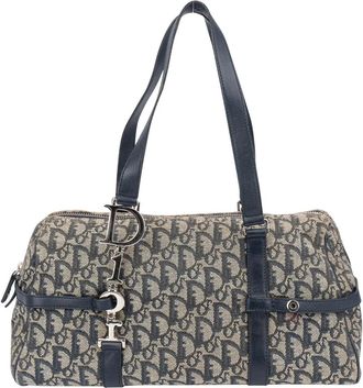 Dior Crossbody Bags - Christian Dior Trotter Monogram Boston Hanbag - Gr. unisize - in Bunt - f&uuml;r Damen