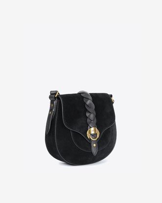 Isabel Marant Sac Altay Small En Cuir Velours - - Noir - - Isabel Marant