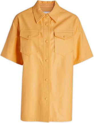 Stand Studio Stand Studio, Femme, Blouses et Chemises, Jaune, Taille: 34 FR Norea Shirt