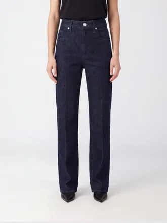Jacob Cohen Straight-Fit-Jeans mit hoher Taille aus Baumwolldenim im Five-Pocket-Stil