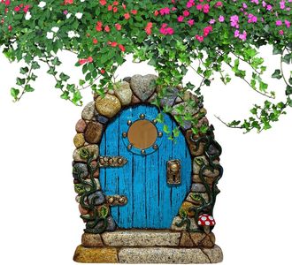 Generic Feent&uuml;ren f&uuml;r B&auml;ume im Freien - Eingang zum -Haus, Feent&uuml;ren, Gartenh&uuml;tten-Ornamente | Au&szlig;endekor, Heimdekoration aus, Zubeh&ouml;r, Hausfeen, Zwerge, Gart