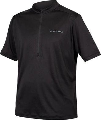 Endura Hummvee Radfahr-Trikot f&uuml;r Herren, kurz&auml;rmlig (Schwarz)