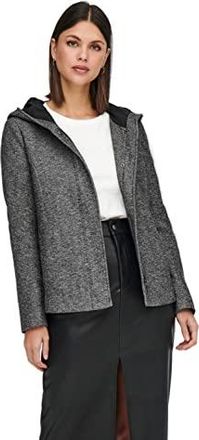 Only NOS Femme Onlsedona Short Light Jacket Otw Blouson Not Applicable, Gris (Dark Grey Melange Dark Grey Melange), Large