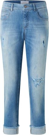 Angels Fringe Crop Top - - Jeans - Damen - Blau - 2XL L30