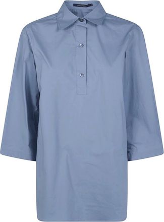 Sofie D'Hoore Femme, Blouses et Chemises, Bleu, Taille: 40 FR Bait Polo Top