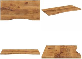 vidaXL vidaXL Schreibtischplatte mit Aussparung 120x60x2,5cm Massivholz Mango