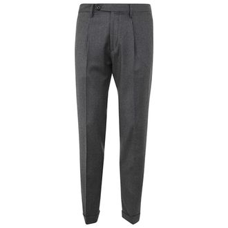 Michael Coal Caprihose mit Bundfalten - - Trousers - Herren - Grau - W30