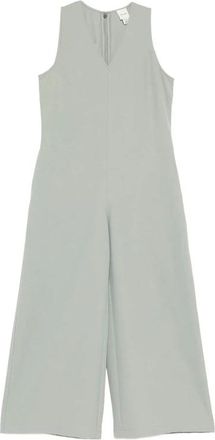 Calvin Klein Femme, Combinaisons et Ensembles, Vert, Taille: 36 FR Combinaison Pantalon Large avec Fermeture &Eacute;clair et Col en V