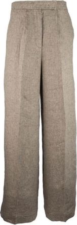 Paul & Shark Femme, Pantalons, Brun, Taille: 40 FR Wide Pantalons