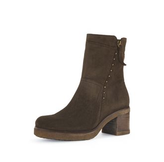 Gabor Damen Plateaustiefeletten, Frauen Stiefeletten,Boots,Stiefel,Bootee,Booties,halbstiefel,Kurzstiefel,en.Brown(Mic/altme),37.5 EU / 4.5 UK