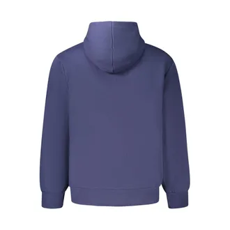 Timberland Logo-Print Cotton-Blend Hoodie - Navy