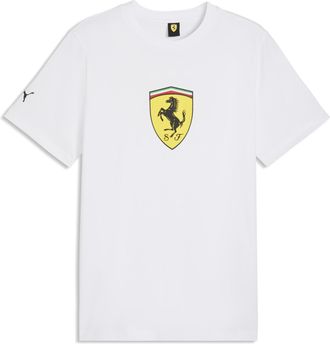 Puma T-shirt avec &eacute;cusson color&eacute; Scuderia Ferrari Homme, Accessoires, Blanc, XXL