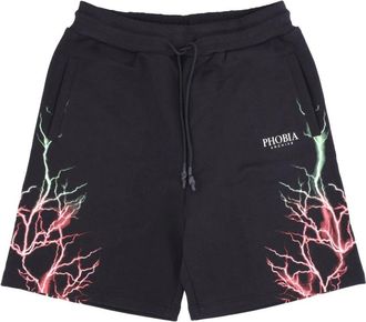 Phobia Archive Homme, Shorts, Noir, Taille: L Lightning Shorts