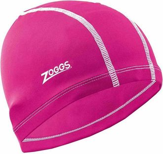 Zoggs Nylon-Spandex-Badekappe für Erwachsene, Unisex, Magenta (violett), Einheitsgröße