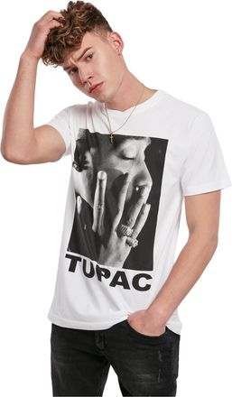Mister Tee Herren Tupac Profile Tee White, 4XL
