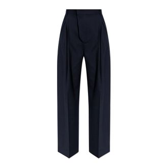 Victoria Beckham Bundfaltenhose - - Trousers - Damen - Blau - M