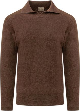 Rakk&igrave; Polo Preppy Homme - Homme - Tops - Brun - Taille: L