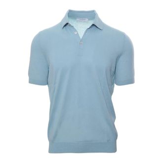 Gran Sasso Homme, Tops, Bleu, Taille: S Polo Chemises