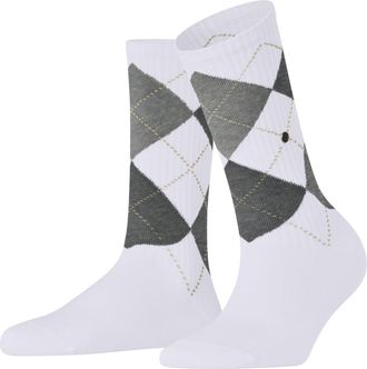 Burlington Damen Socken Rib Courtside W So Baumwolle gemustert 1 Paar, Wei&szlig; White 2000, 36-41