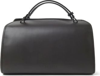 PESERICO Tote Bag aus Leder - Schwarz