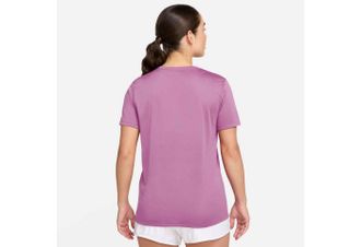 Nike T-Shirt W NK DF TEE RLGND HBR mit Rundhalsausschnitt, Kurzarm-Design, aus Jersey-Material
