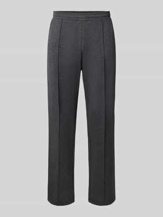 Review Straight Fit Sweatpants mit elastischem Bund