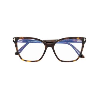 Tom Ford Blue Block Cat Eye Opticals - - Accessories - unisex - Braun - 53 MM