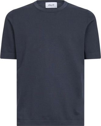 D4.0 Homme, Tops, Gris, Taille: 2XL T-Shirt Ras du Cou C&ocirc;tel&eacute;