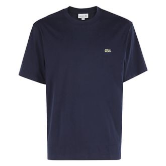 Lacoste Classic Fit Baumwoll-T-Shirt - - Tops - Herren - Blau - S