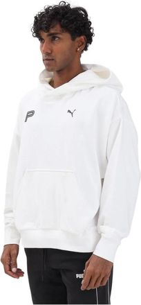 Puma Puma, Homme, Sweatshirts et sweats à capuche, Blanc, Taille: XL Pull à Capuche