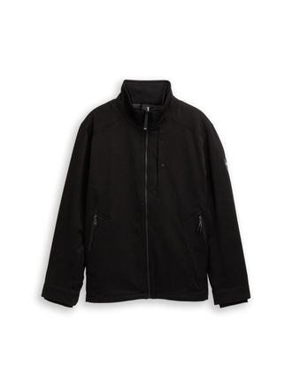 Tom Tailor Herren 1047207 Jacke mit Stehkragen, 29999-Black, XL