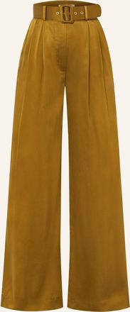 Zimmermann Marlenehose Aus Seide gruen