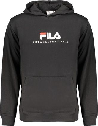 Fila Schwarzes Baumwoll-Herren-Sweatshirt