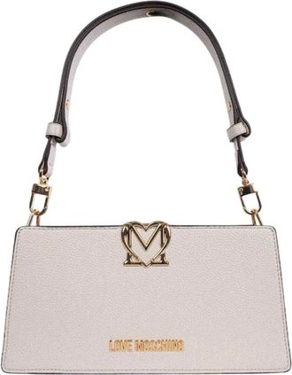 Love Moschino Femme, Sacs, Beige, Taille: ONE Size Sac bandouli&egrave;re d&eacute;cor&eacute;
