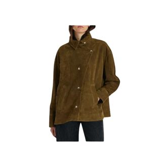 Margaux Lonnberg Margaux Lonnberg - Surchemise Egan - Femme - Vestes - Vert - Taille: 34 FR
