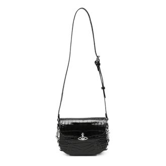 Vivienne Westwood Hunter Flap Crossbody - - Bags - Damen - Schwarzk - ONE SIZE