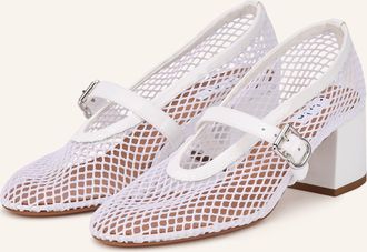 Alaia Ala&iuml;a Mary-Jane-Pumps weiss