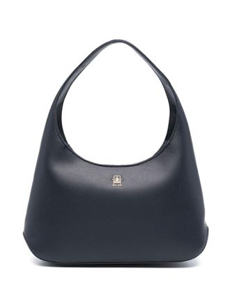 Tommy Hilfiger sac port&eacute; &eacute;paule Staple &agrave; plaque logo - Bleu