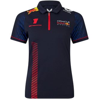 Castore Red Bull Racing F1 Team Max Verstappen 1 Formula Damen-Poloshirt Offizielle Formel 1 - Blau - XS