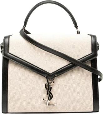 Saint Laurent Sac bandouli&egrave;re vintage Pre-owned - Femme - Pre-owned - Beige - Taille: ONE Size